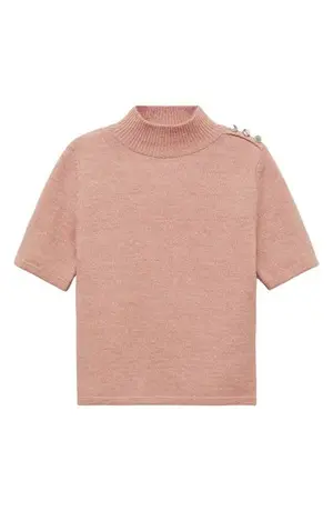Mango Perkins Short Sleeve Sweater