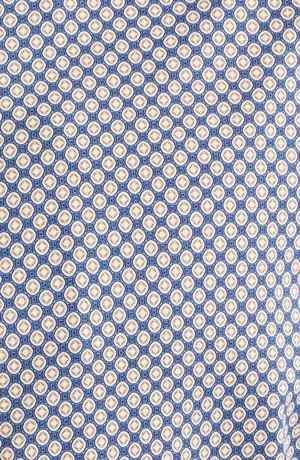 Zanella Tile Neat Knit Cotton Blend Dress Shirt