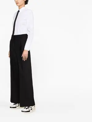 Burberry High-waisted Wool Trousers