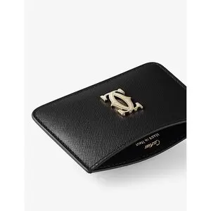 Cartier C De Leather Card Holder - Black
