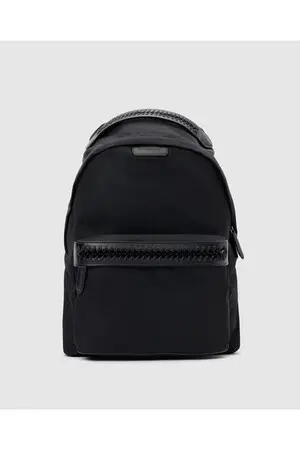 Stella McCartney Logo Strap Backpack - Black