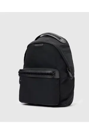 Stella McCartney Logo Strap Backpack - Black