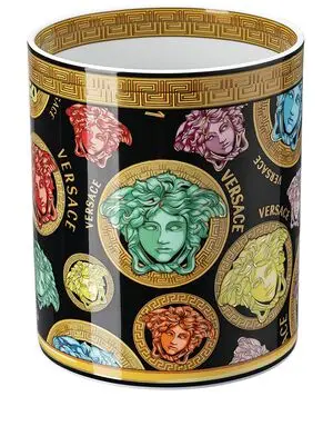 Versace Medusa Amplified Porcelain Vase - Multicolour