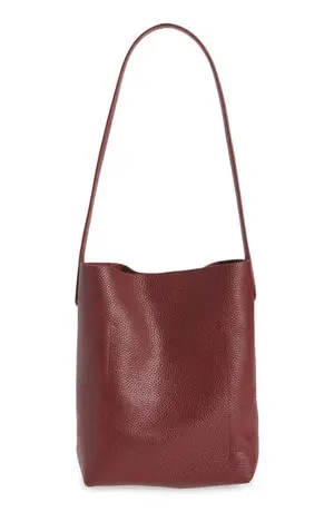 MANSUR GAVRIEL Small Everyday Cabas Leather Tote - Claret