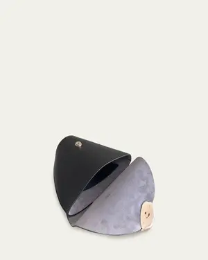 ESHA SONI Orb Leather Top Handle Bag - Black