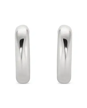 Ettika Classic Hoop Earrings - Silver