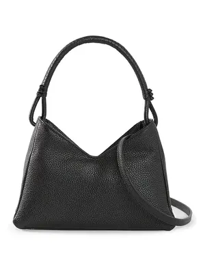 Textured Leather Shoulder Bags