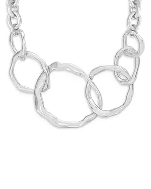 ETTIKA Ettika Interlocking Chain Statement Necklace