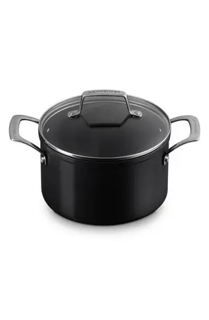 LE CREUSET Essential Nonstick Ceramic Stockpot With Glass Lid