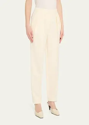Giorgio Armani Pleated Cady Tuxedo Trousers