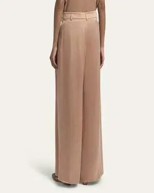 Giorgio Armani Pleated Wide-leg Trousers