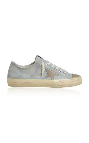 GOLDEN GOOSE V-star 2 Canvas Sneaker - Blue