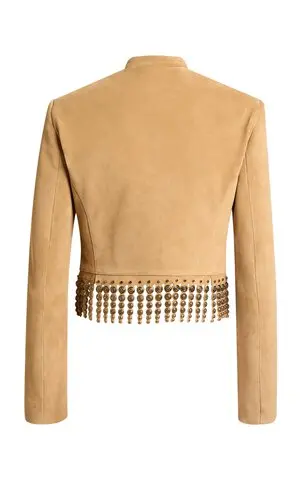 Etro Fringed Leather Jacket