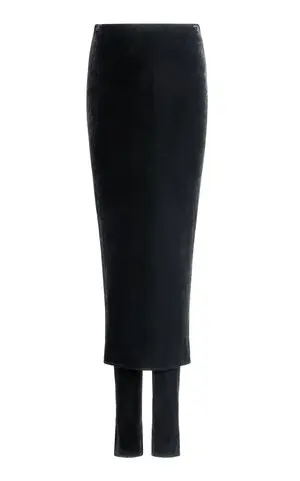 Alaïa Velvet Layered Pants