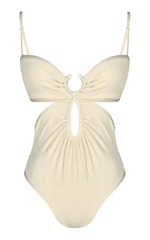 Johanna Ortiz Sunny Days One-piece Swimsuit - Off-white