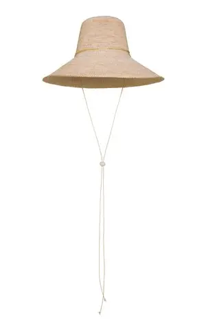 Johanna Ortiz Symbols Of Pride Toquilla Straw Sun Hat - White