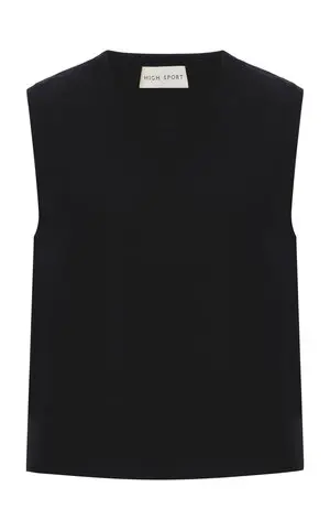 HIGH SPORT Asa Cotton-blend Top
