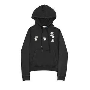 Off-White X Mlb Chicago White Sox Hoodie - Black