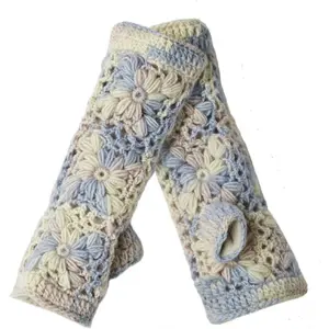 NIRVANNA DESIGNS Crochet Handwarmers - Heavens Blue