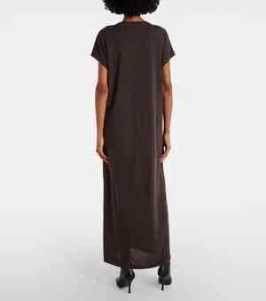 Khaite Verda Cotton-blend Maxi Dress