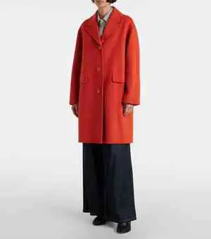 Max Mara Single-breasted Wool Coat