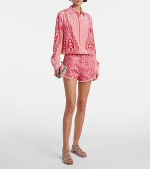 AQUAZZURA Tequila Embellished Leather Sandals