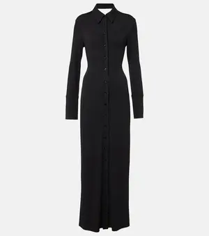 Oscar De La Renta Orchid Guipure Wool-blend Midi Dress - Pink