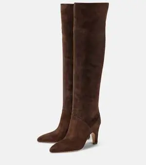 Gabriela Hearst Hana Over-the-knee Leather Boots - Brown