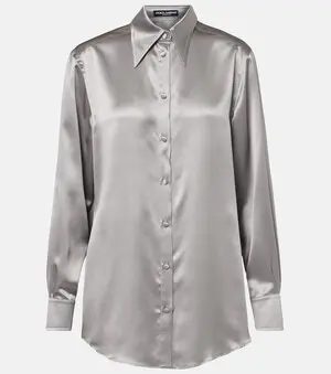 Dolce & Gabbana Silk Shirt - Grey