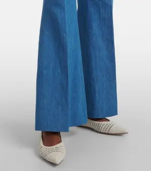 Gabriela Hearst Marsh Flared Pants