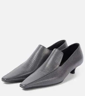 TOTEME Embossed Leather Pumps