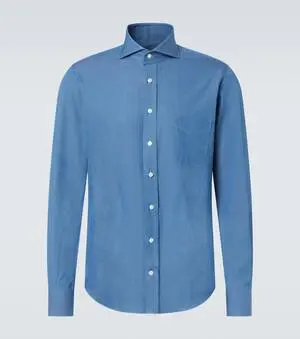 Thom Sweeney Cotton Chambray Shirt