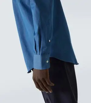 Thom Sweeney Cotton Chambray Shirt