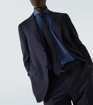 Thom Sweeney Cotton Chambray Shirt
