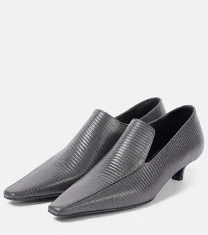 TOTEME Embossed Leather Pumps