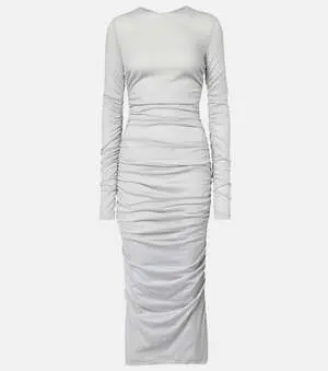 Dolce & Gabbana Wool Midi Dress - Grey
