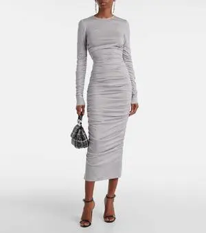 Dolce & Gabbana Wool Midi Dress