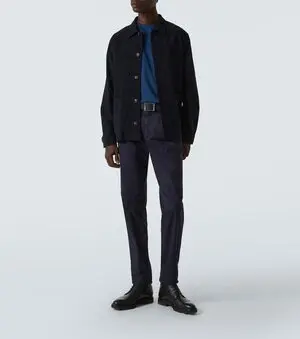 Sunspel Cotton Moleskin Overshirt