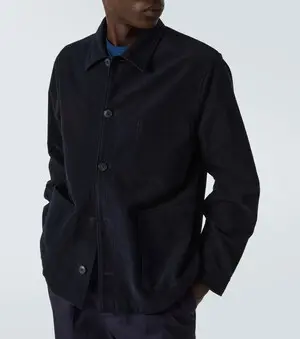 Sunspel Cotton Moleskin Overshirt