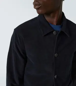 Sunspel Cotton Moleskin Overshirt