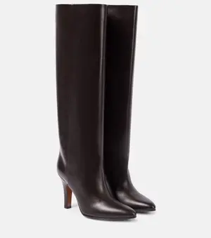 THE ROW Prudence Leather Knee-high Boots