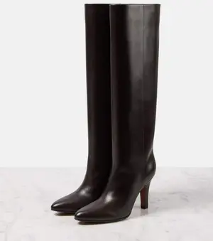 THE ROW Prudence Leather Knee-high Boots