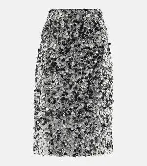 Dolce & Gabbana Sequined Pencil Skirt
