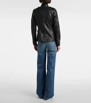 NILI LOTAN Geraldine Leather Jacket