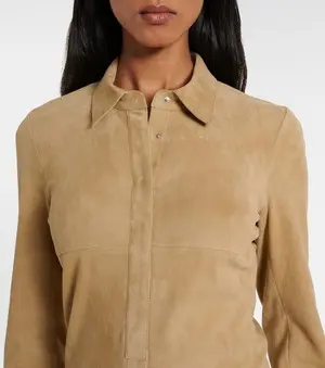 Stouls Becky Suede Coat - Beige