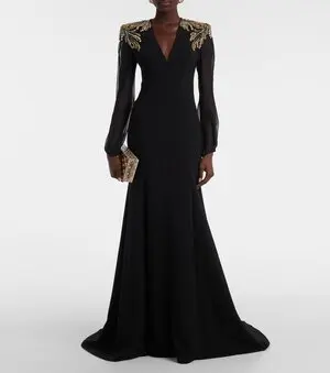 Jenny Packham Mercury Embellished Gown