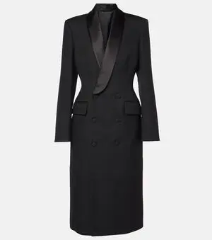 Wardrobe.NYC Wool Midi Dress - Black