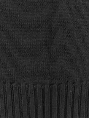 Alpha Studio Extrafine Merino Wool Sweater - Black