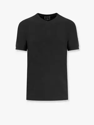 Giorgio Armani Icon Stretch Viscose Tshirt - Black