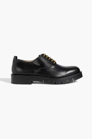 FERRAGAMO Rudy Leather Derby Shoes